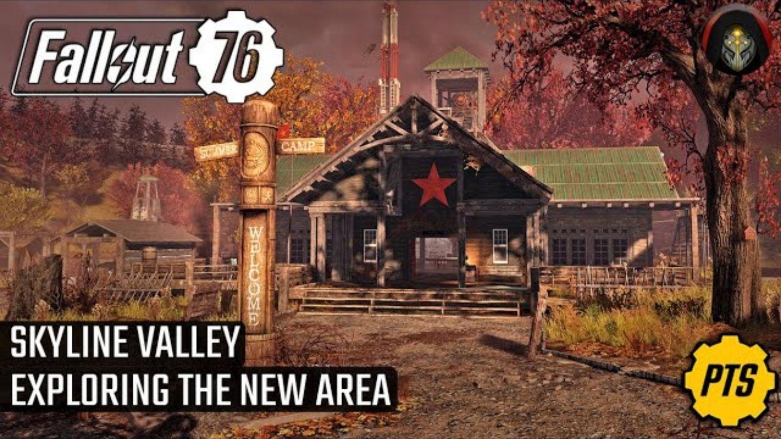 Fallout 76 Skyline Valley Harita Genişlemesiyle Geliyor